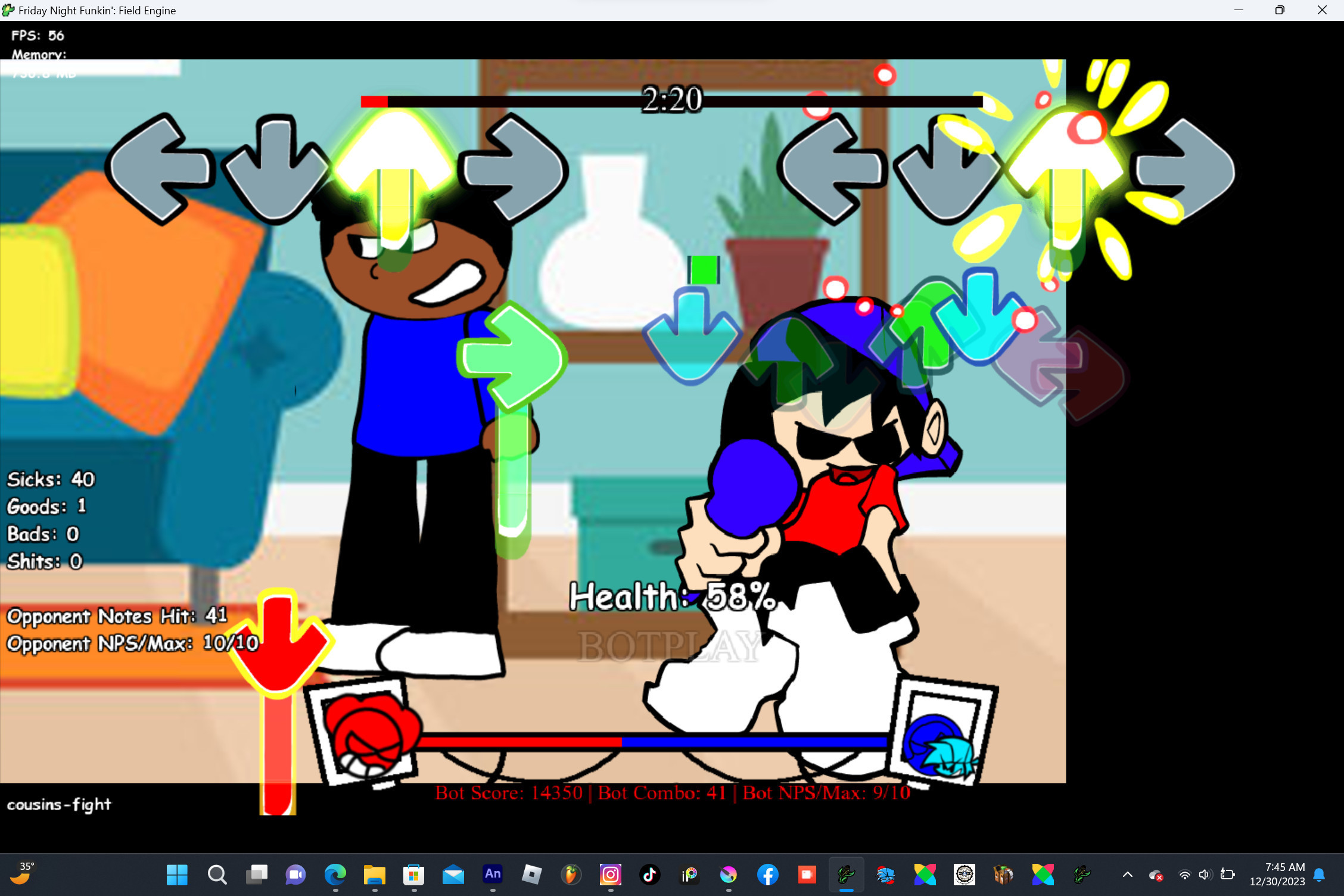 edward funkin v2 Mod for Friday Night Funkin' | FNF Mods