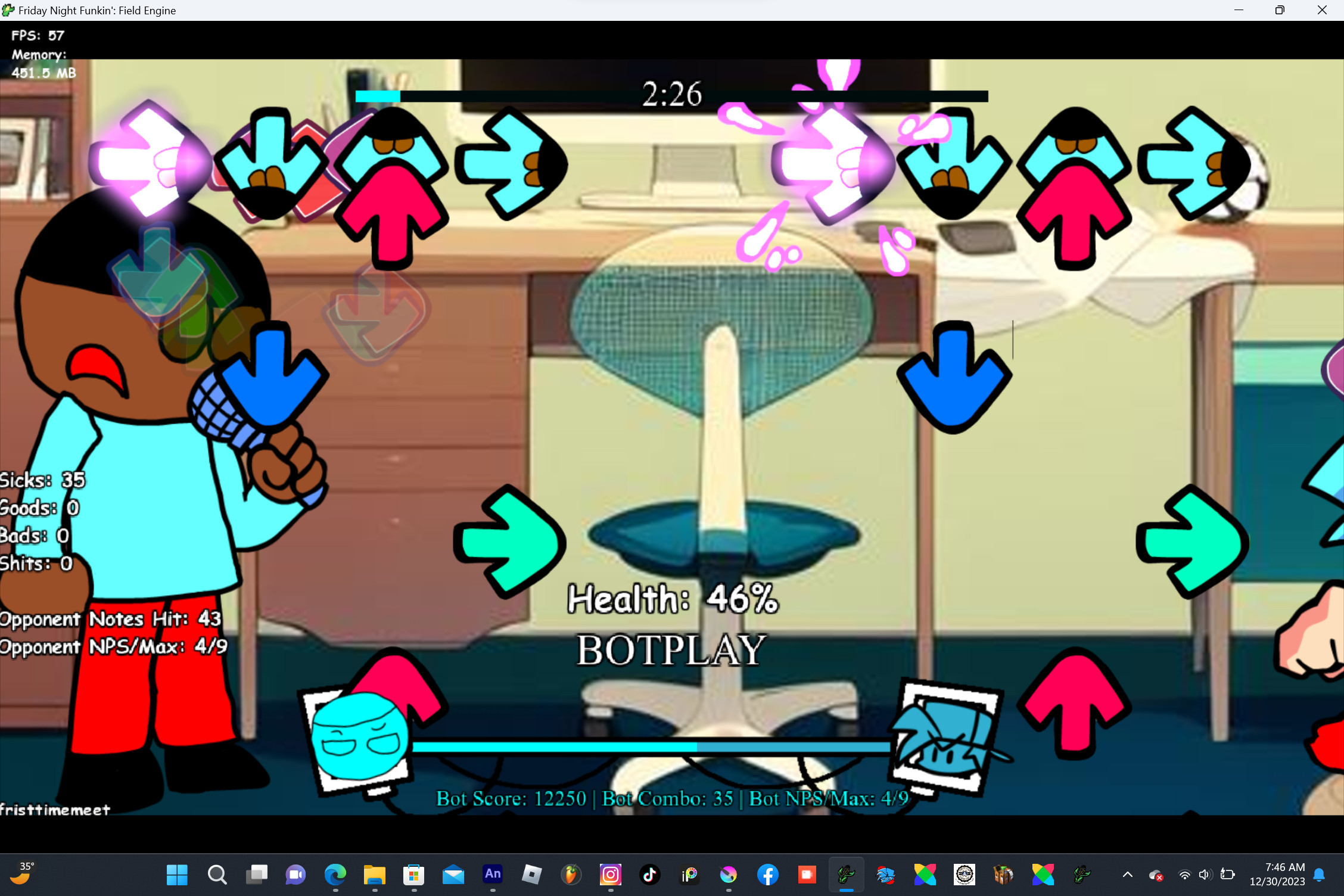 edward funkin v2 Mod for Friday Night Funkin' | FNF Mods