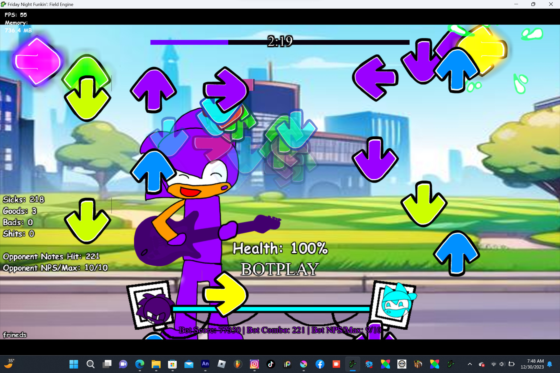 edward funkin v2 Mod for Friday Night Funkin' | FNF Mods