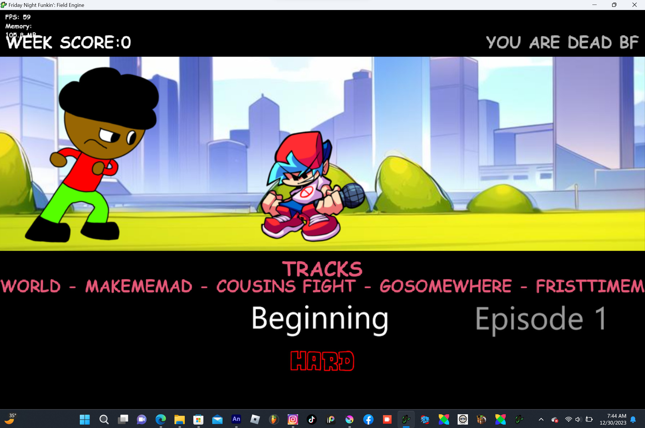 edward funkin v2 Mod for Friday Night Funkin' | FNF Mods