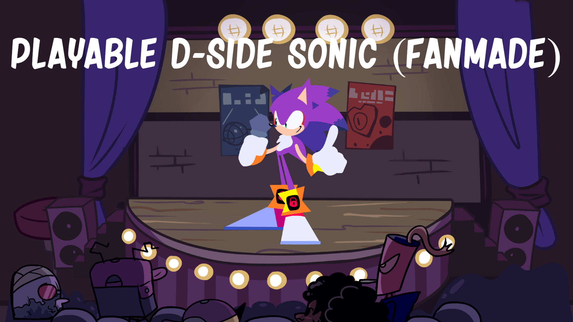 Playable D-Side Sonic (FanMade) + FLA Mod for Friday Night Funkin ...