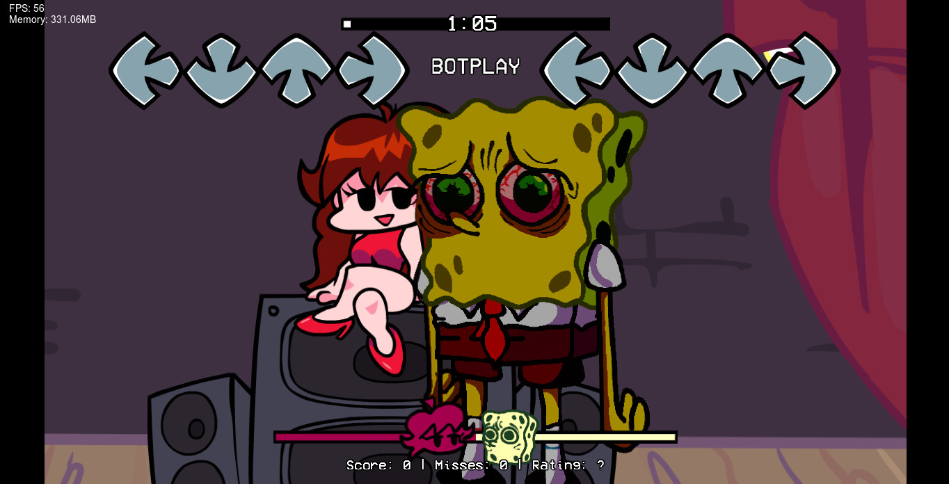 Playable Bootleg SpongeBob Mod for Friday Night Funkin' | FNF Mods