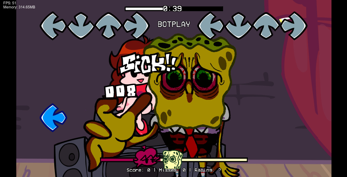 Playable Bootleg SpongeBob Mod for Friday Night Funkin' | FNF Mods