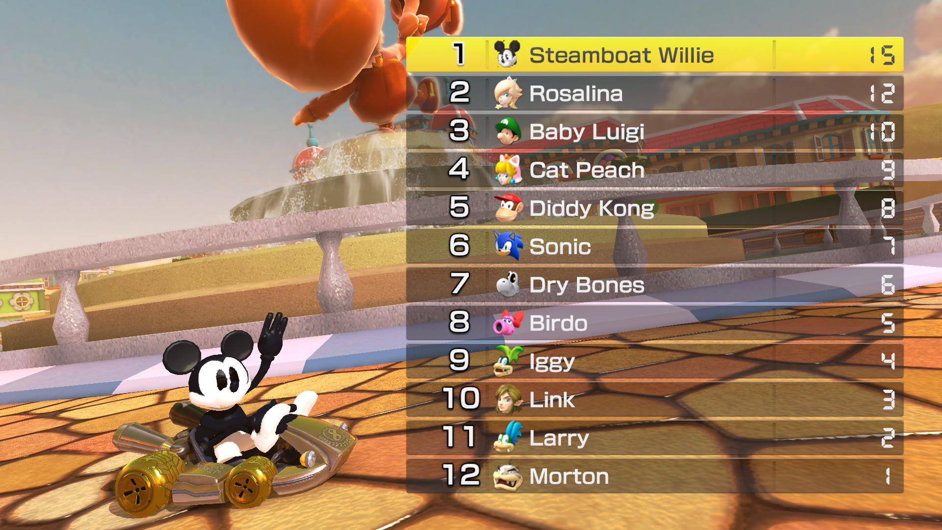 steamboat willie Mod for Mario Kart 8 Deluxe | MK8D Mods