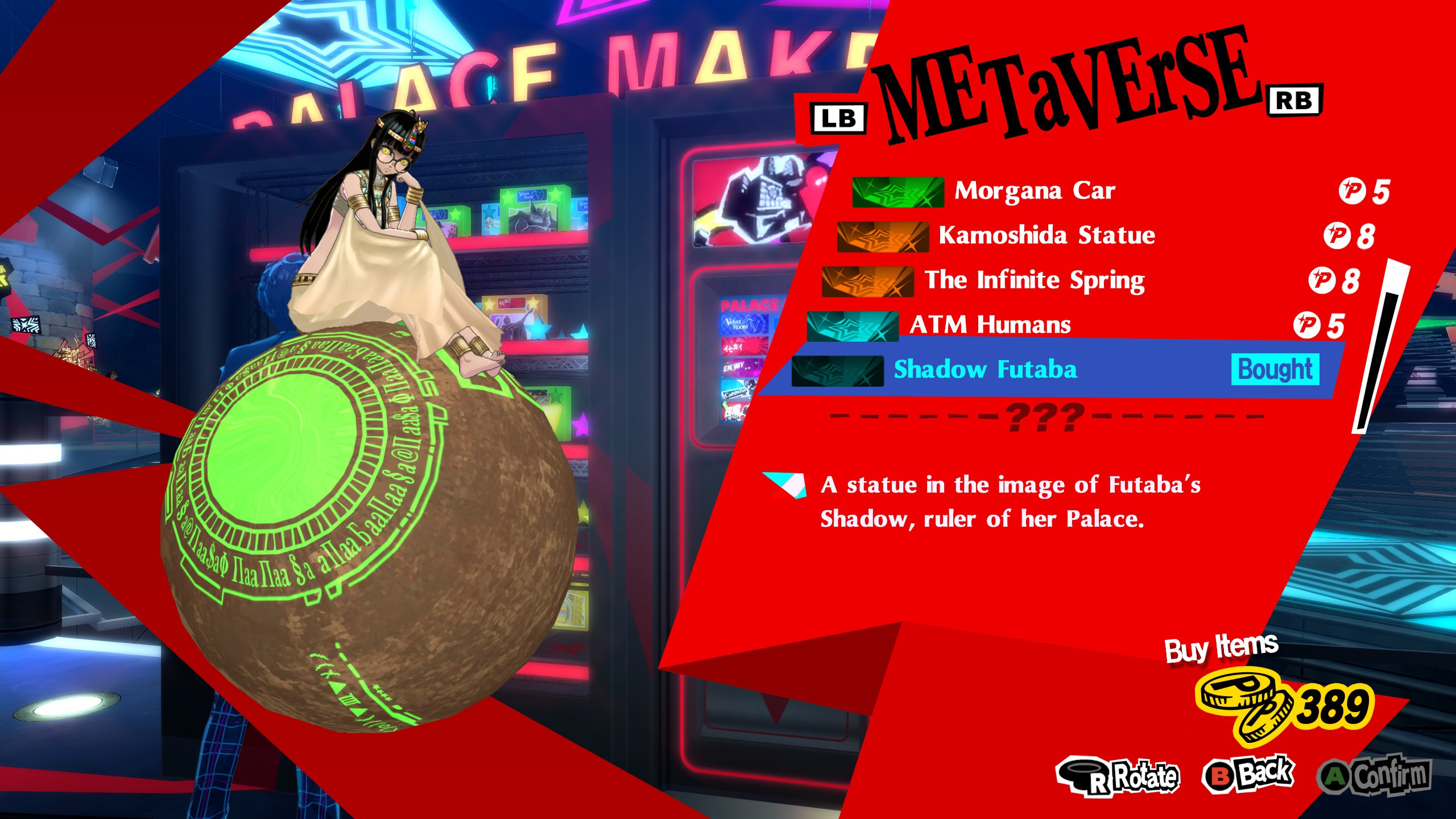 Black Hair Futaba Mod for Persona 5 Royal (PC) | P5R (PC) Mods