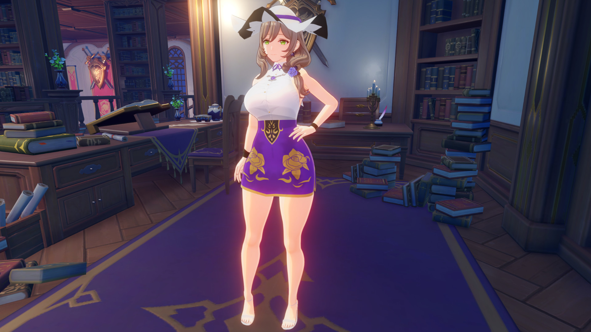 Summer Dress Lisa Mod for Genshin Impact | GI Mods