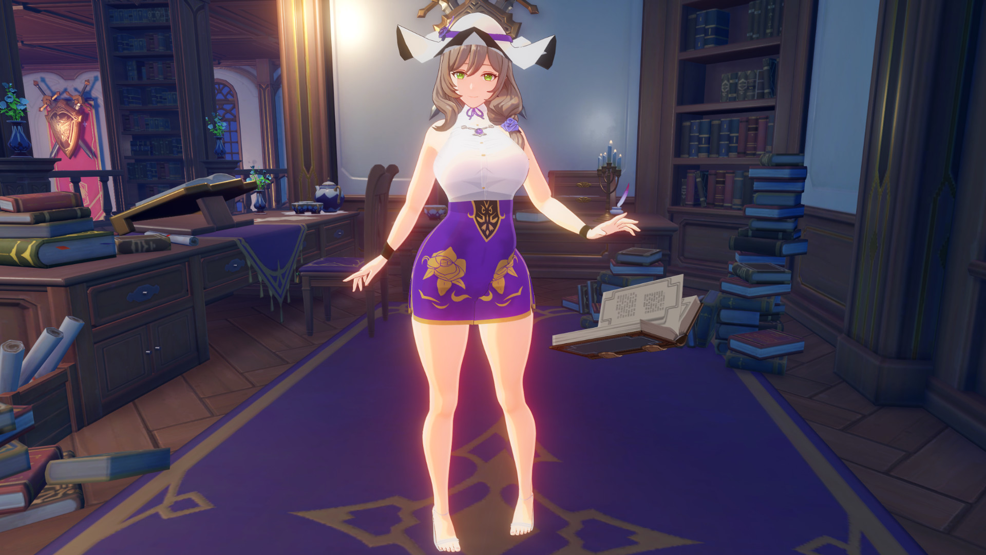 Summer Dress Lisa Mod for Genshin Impact | GI Mods