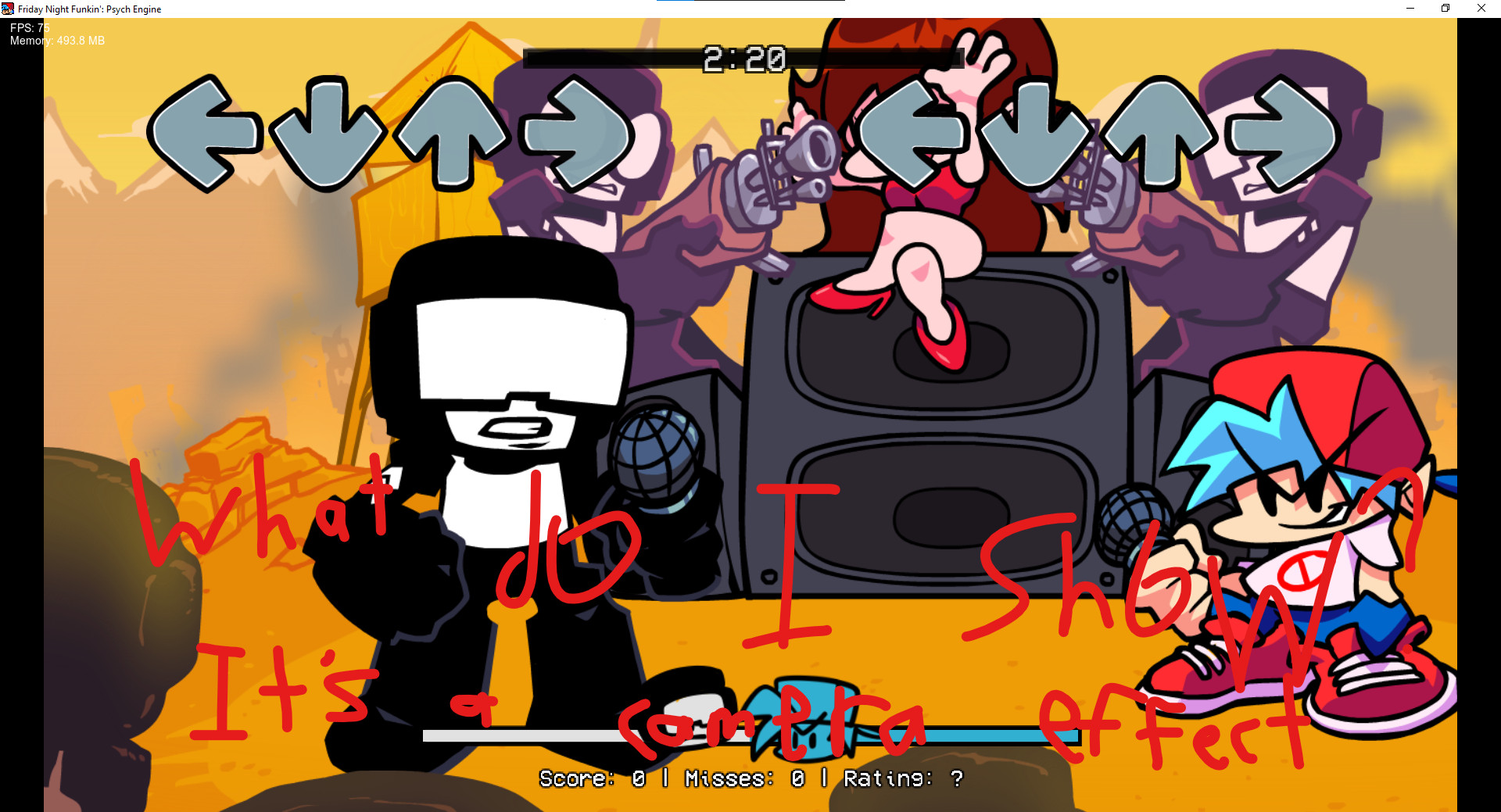 Online VS camera in Psych Engine Mod for Friday Night Funkin' | FNF Mods