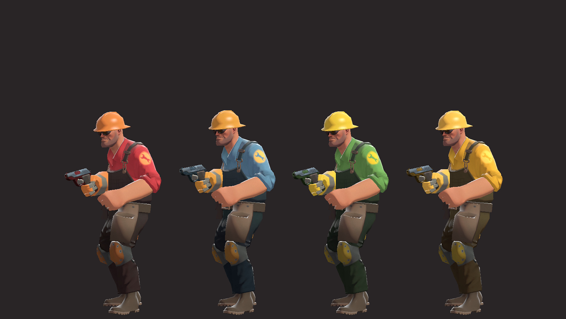 Team Color Pistol Mod for Team Fortress 2 Classified | TF2Classic Mods