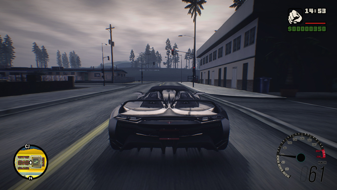 Ganton Speedometer v. 2 Mod for Grand Theft Auto: San Andreas | GTA:SA Mods