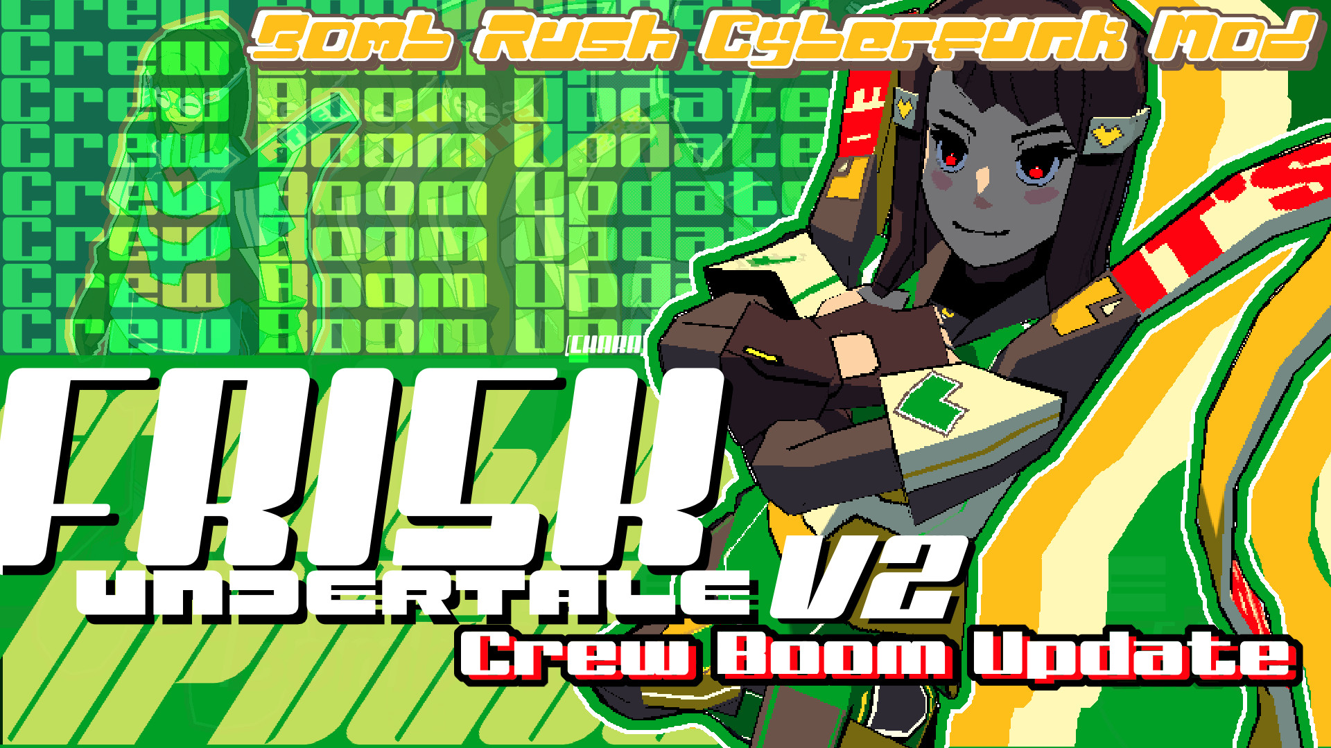 (CREWBOOM) Frisk from Undertale Character Skin Mod for Bomb Rush ...
