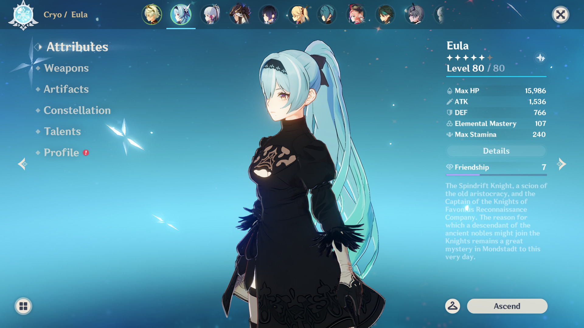 [Eula]Yorha Type 2B v2 Mod for Genshin Impact | GI Mods