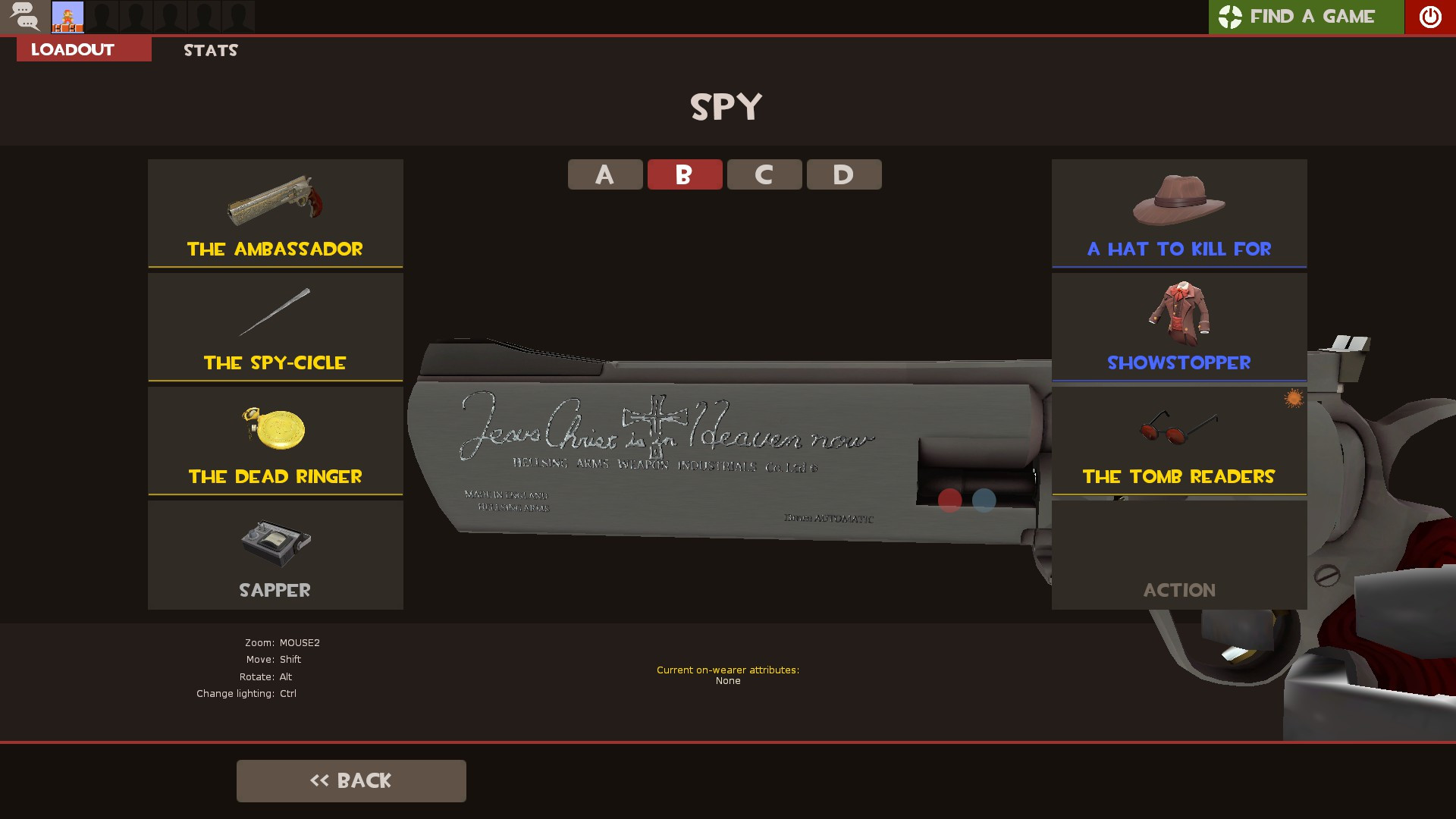 Ambassador Hellsing Designs(Works in Casual) Mod for Team Fortress 2 ...