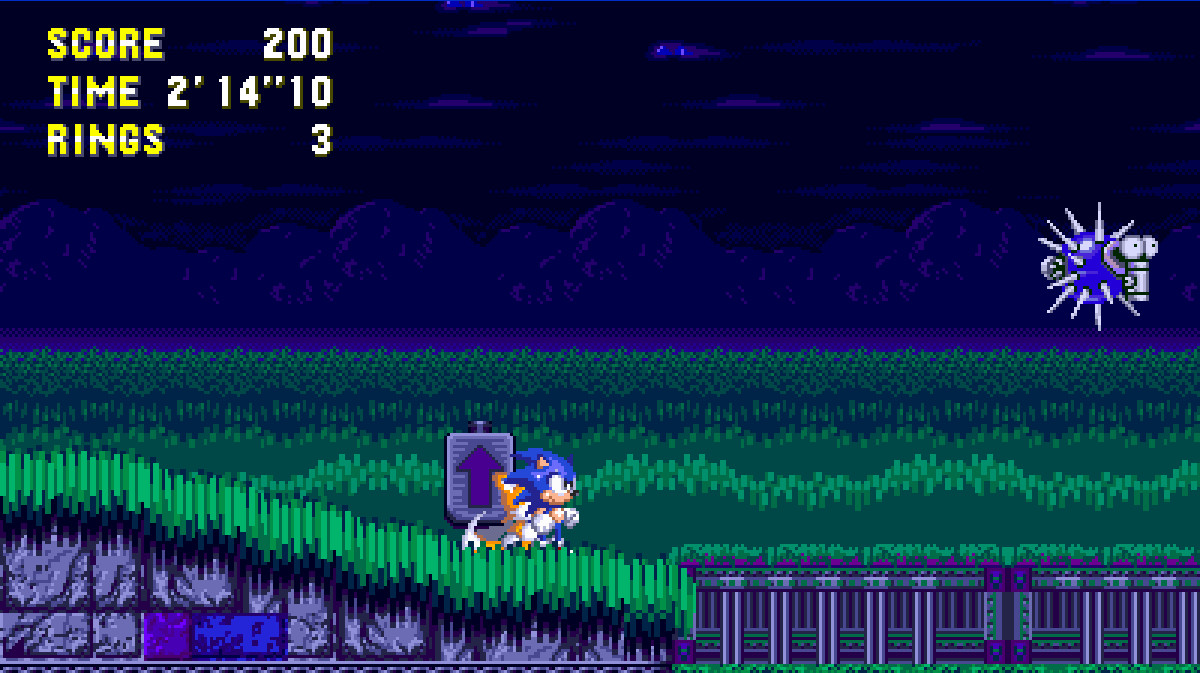 Nighttime Marble Garden Zone Mod for Sonic 3 A.I.R. | S3AIR Mods