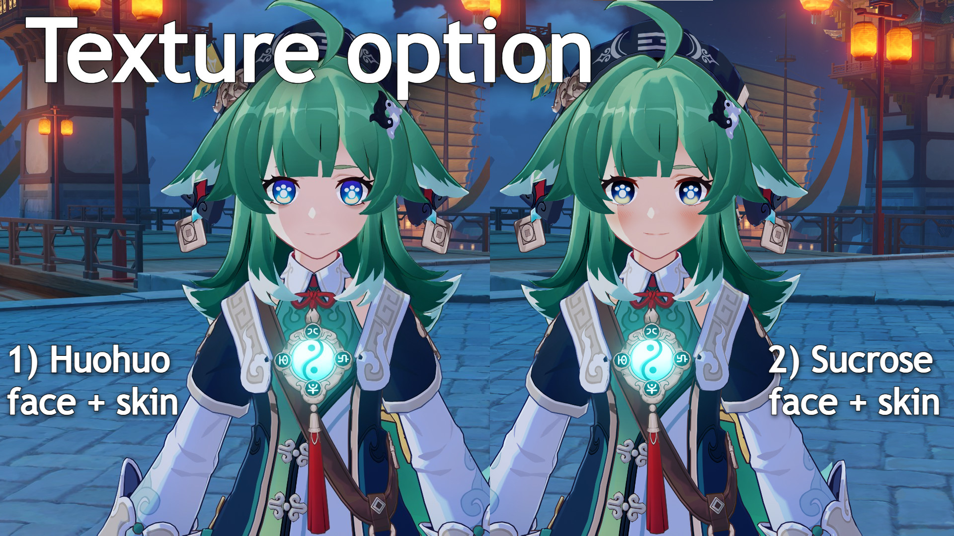 Huohuo over Sucrose Mod for Genshin Impact | GI Mods