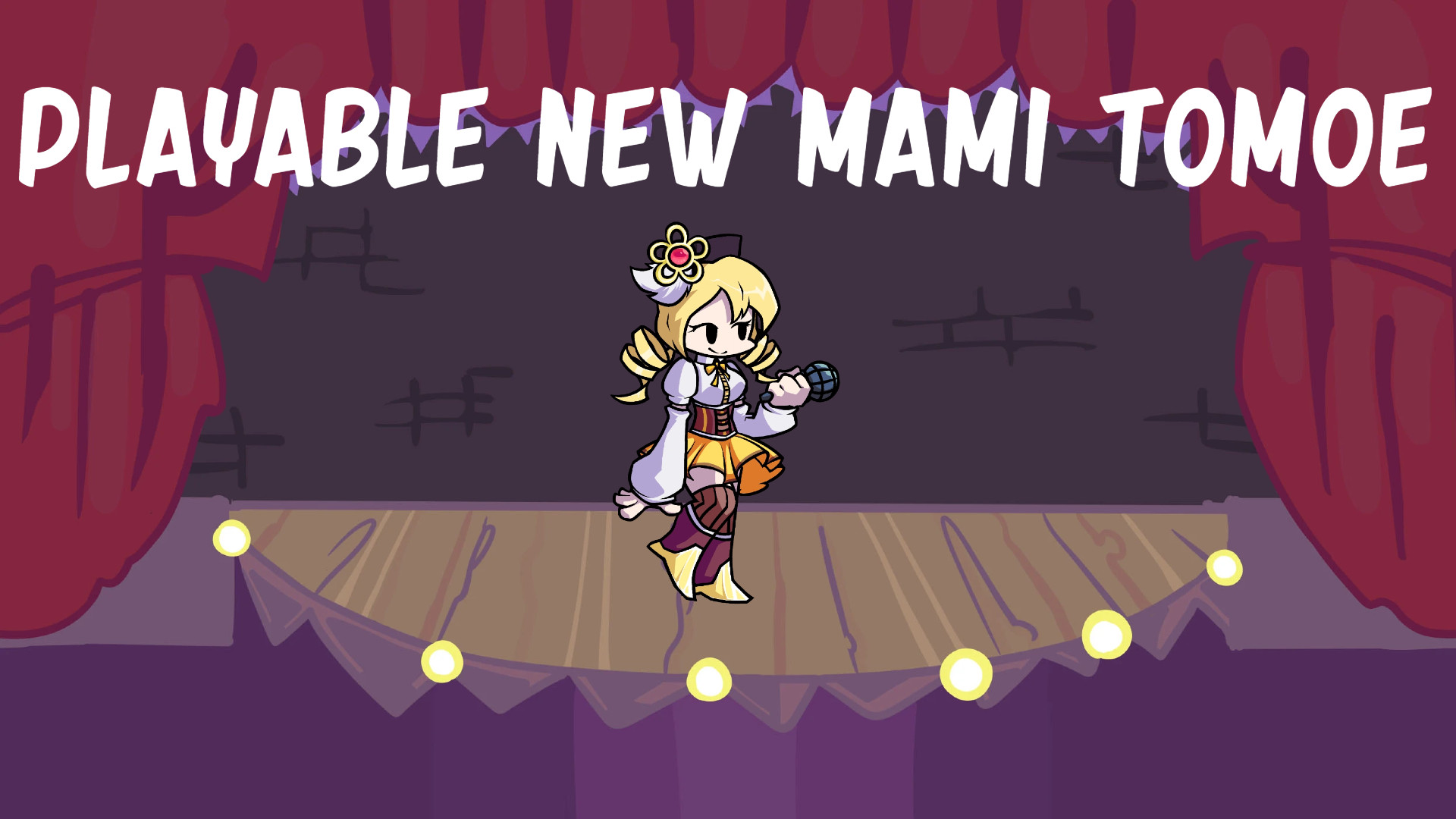 Playable New Mami Tomoe Mod for Friday Night Funkin' | FNF Mods