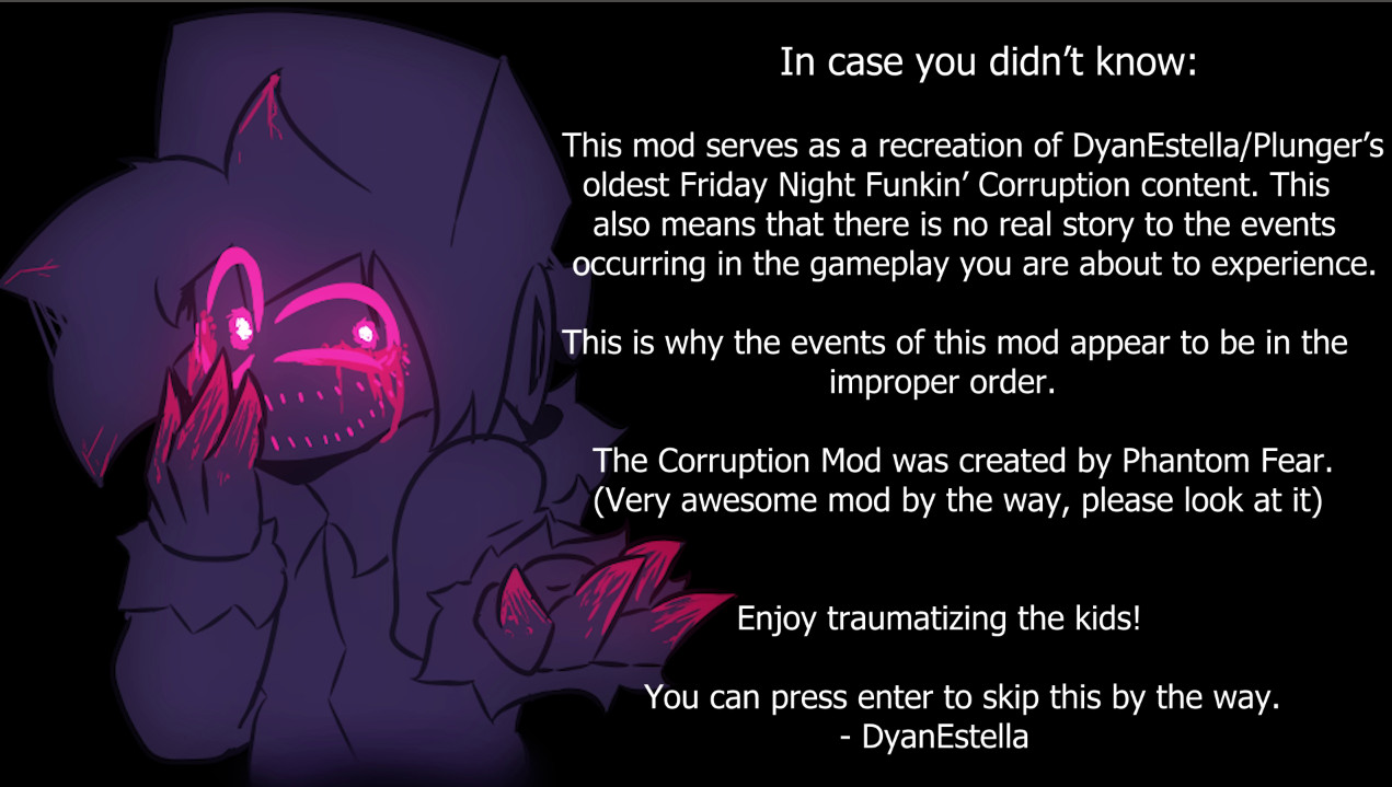 A Corruption Retelling | FNF CORRUPTION MOD Mod for Friday Night Funkin ...