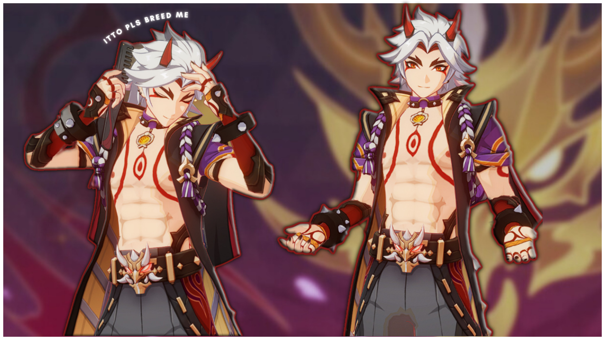 Strapless Itto! Mod for Genshin Impact | GI Mods