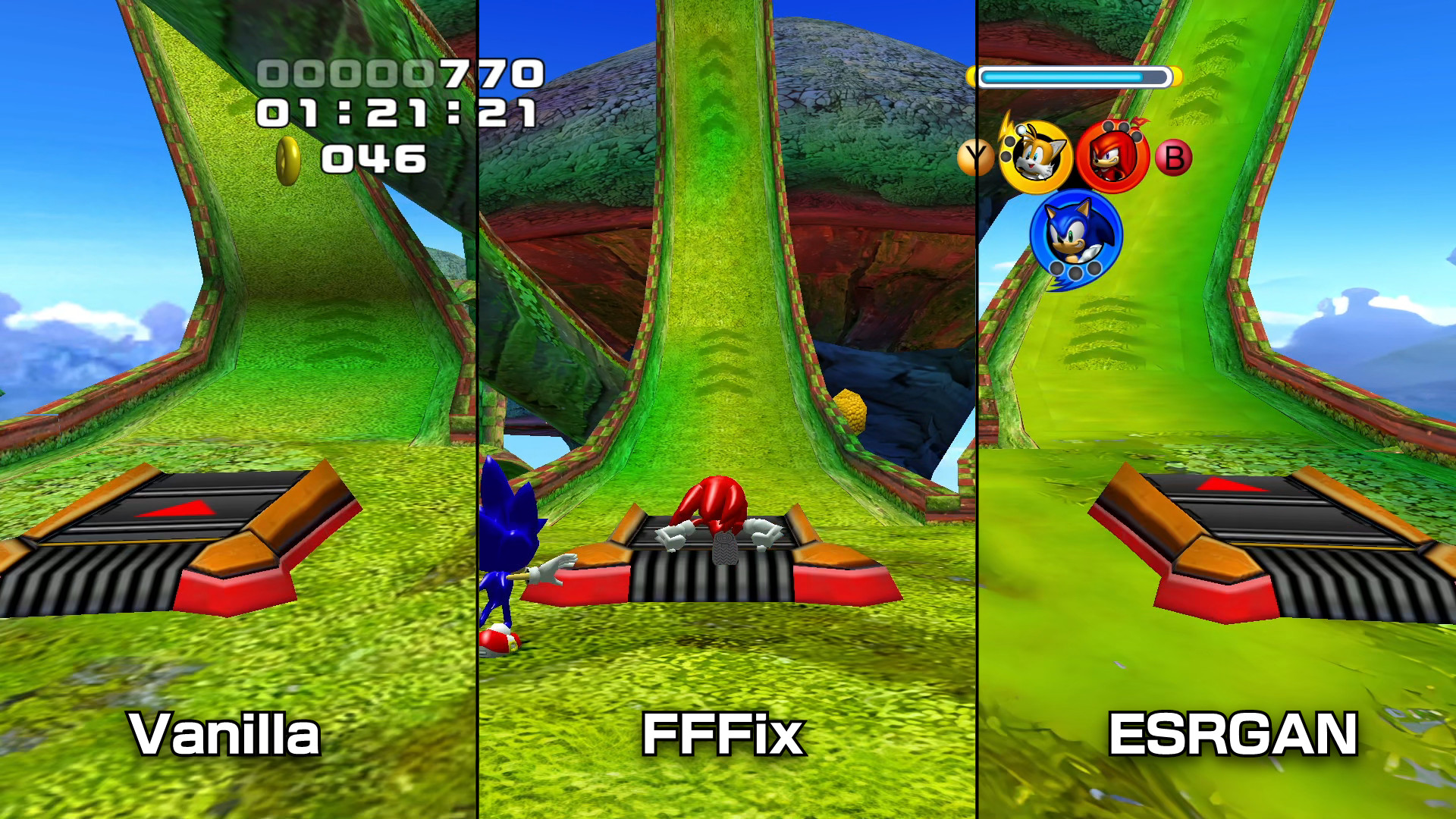 Sonic Heroes Real ESRGAN Frog Forest Fix Mod for Sonic Heroes | SH Mods