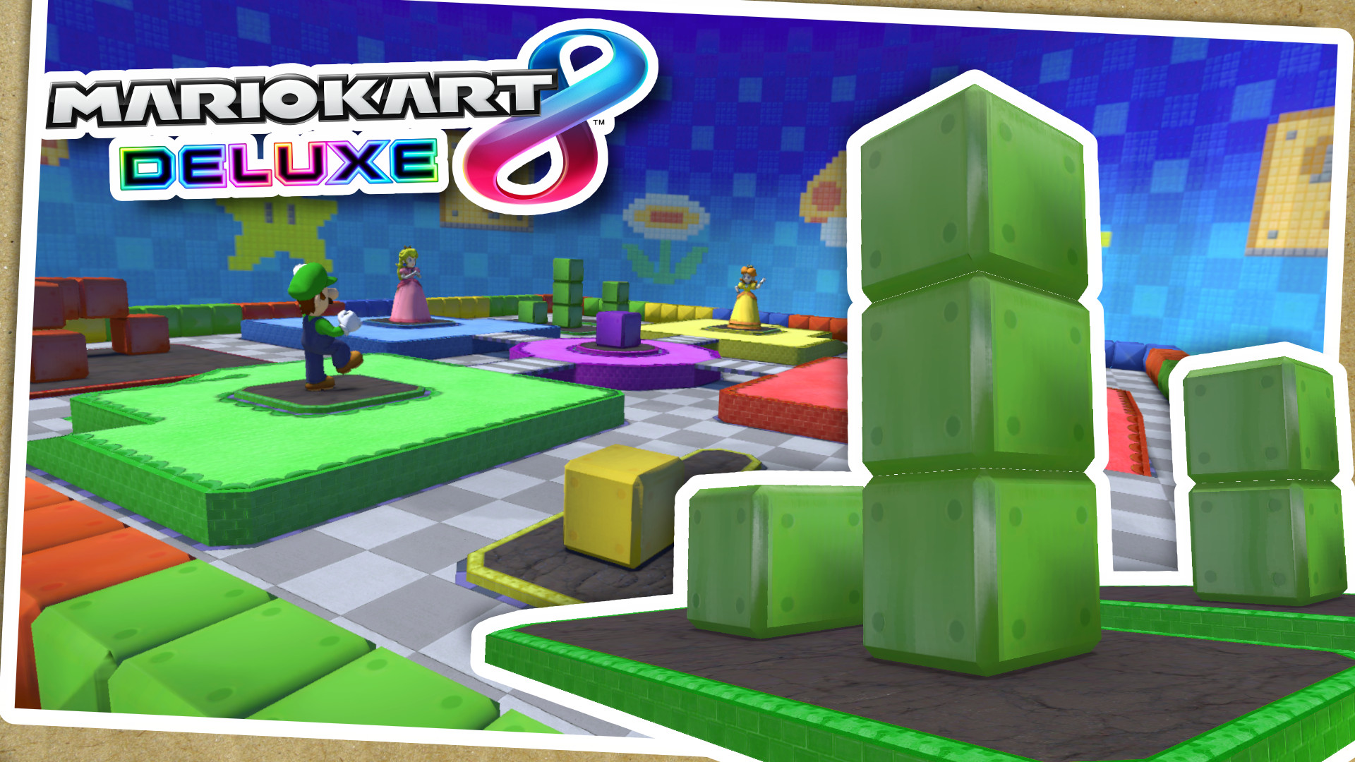 Wii Block Plaza [Port] Mod for Mario Kart 8 Deluxe | MK8D Mods
