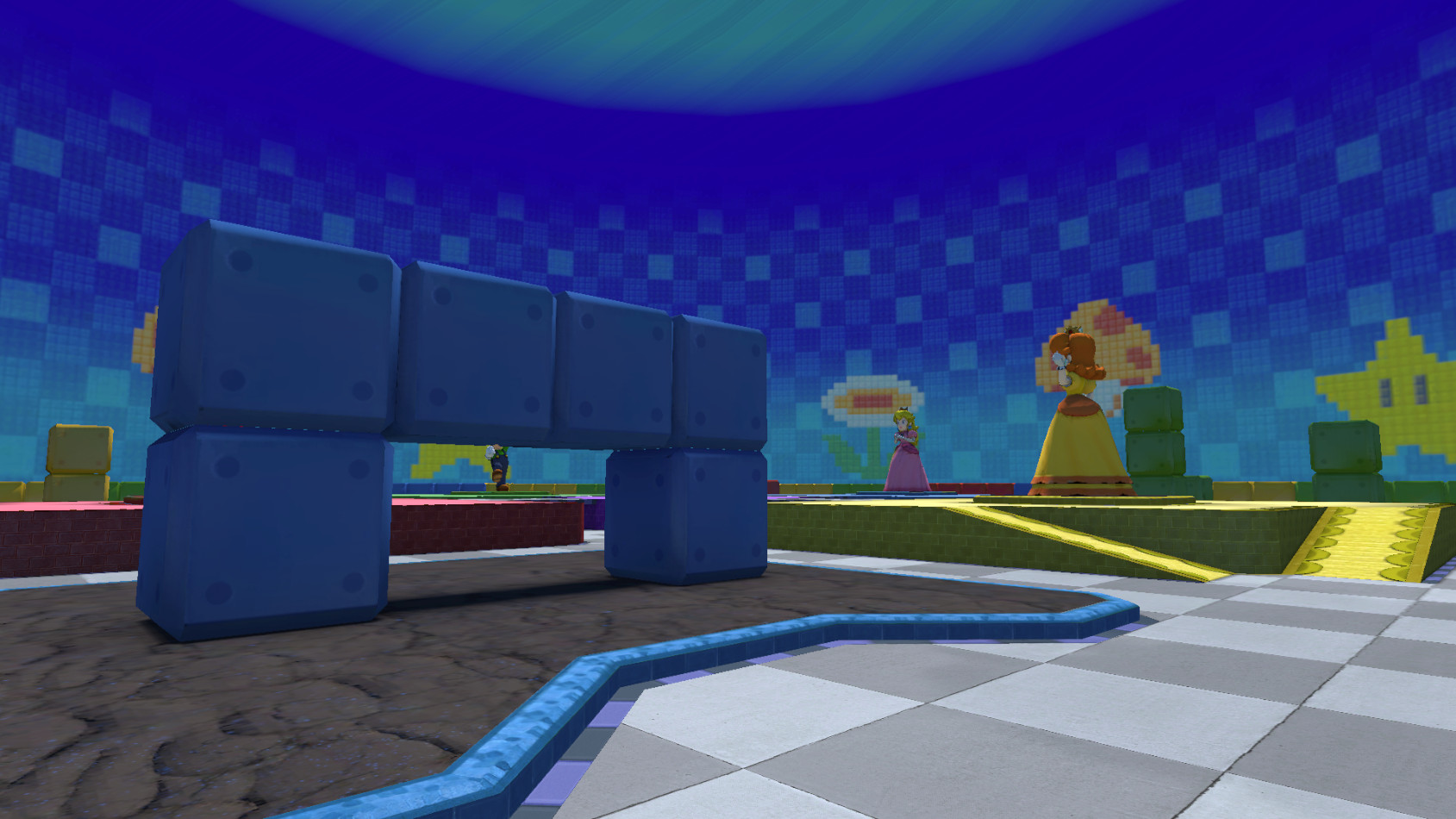 Wii Block Plaza [Port] Mod for Mario Kart 8 Deluxe | MK8D Mods