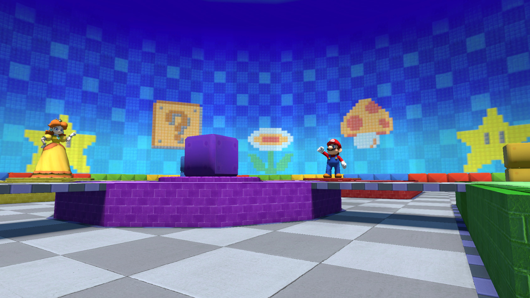 Wii Block Plaza [Port] Mod for Mario Kart 8 Deluxe | MK8D Mods