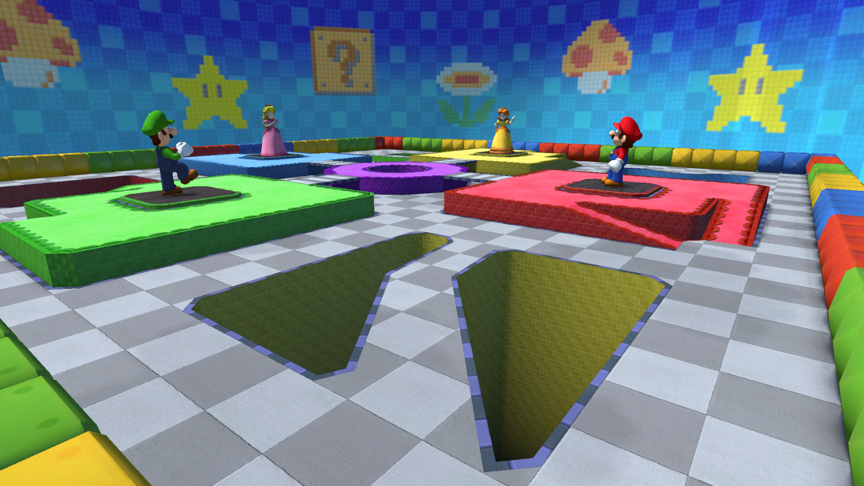 Wii Block Plaza [Port] Mod for Mario Kart 8 Deluxe | MK8D Mods