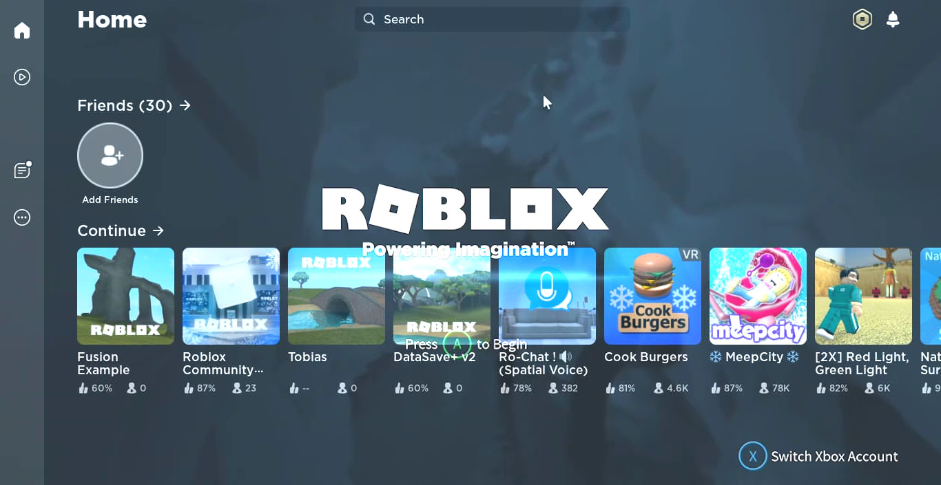 Xbox music in main menu Mod for Roblox | RBLX Mods