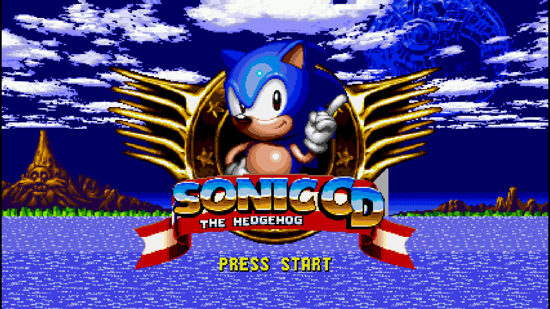 Maniafied CD Title Screen Port Mod for Sonic CD (2011) | SCD Mods