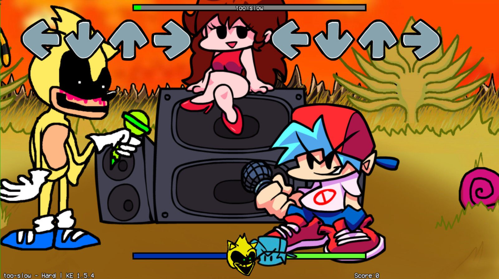 Ray.exe over Sonic.exe Mod for Friday Night Funkin' | FNF Mods