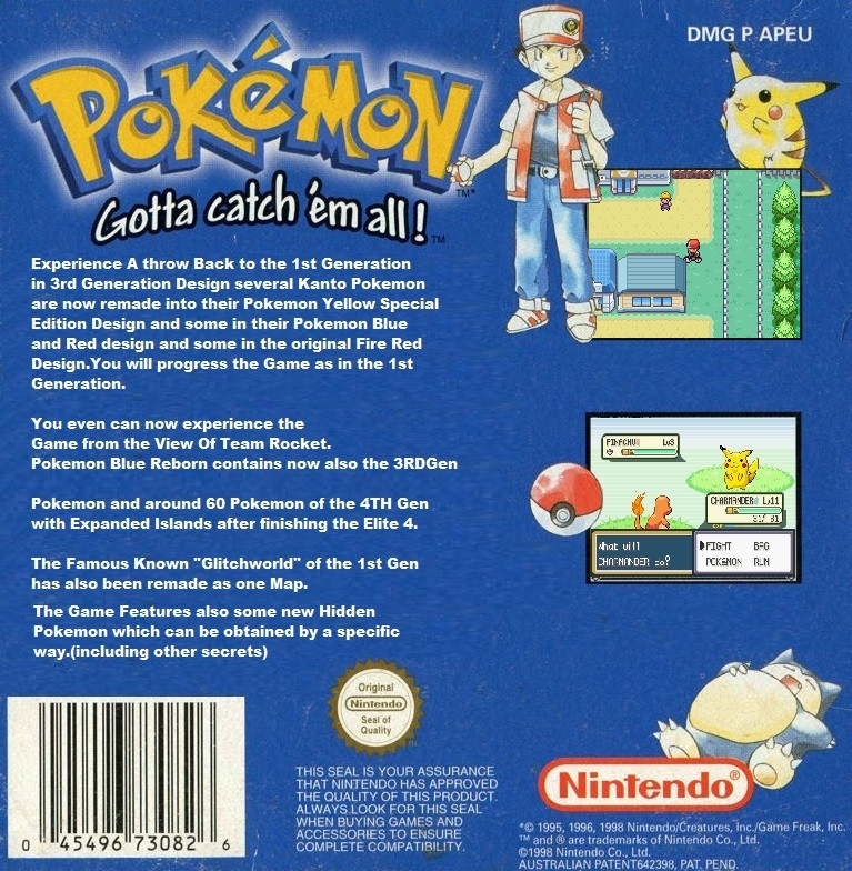 Pokemon Blue Reborn Mod for Pokemon FireRed and LeafGreen | PFR&LF Mods