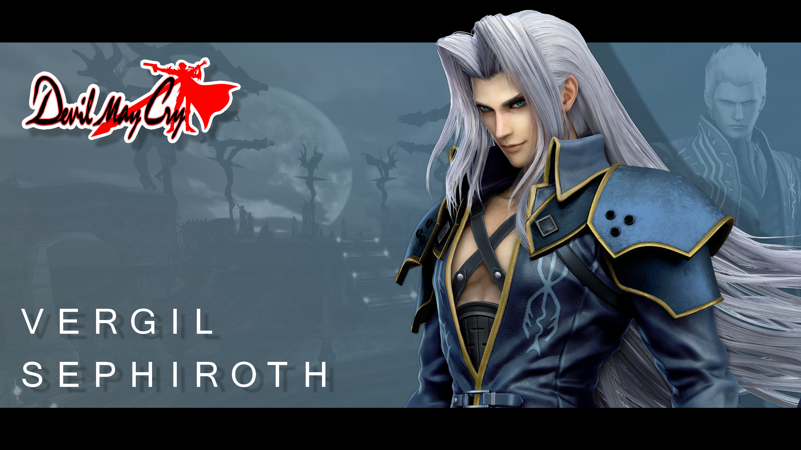 Vergil-Themed Sephiroth Mod for Super Smash Bros. Ultimate | SSBU Mods