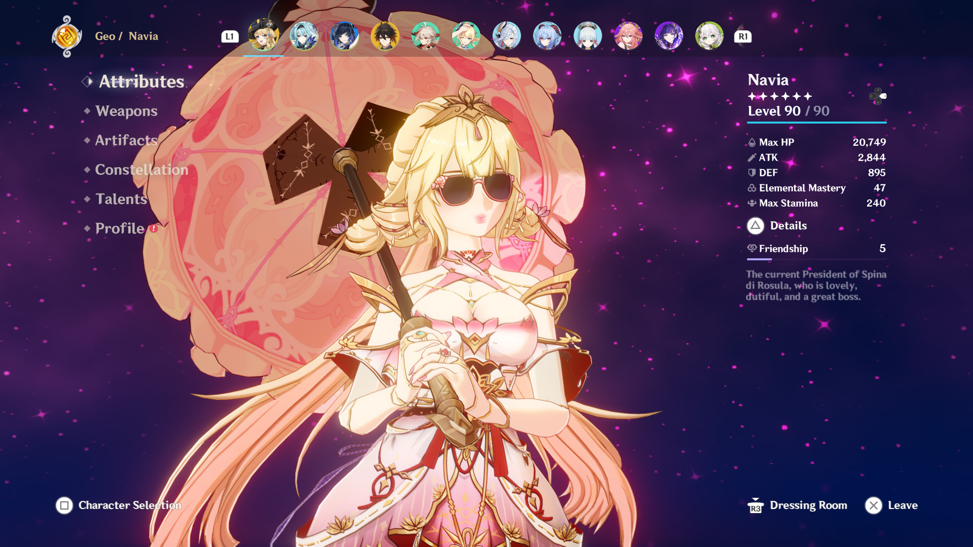 Feise Navia Mod for Genshin Impact | GI Mods