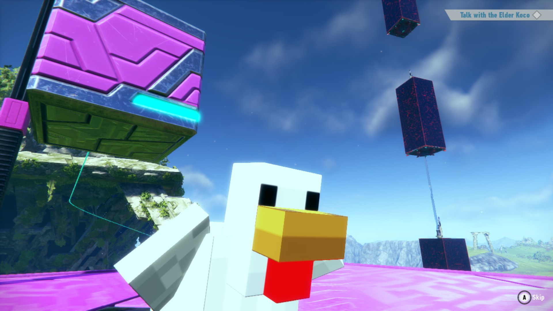 Minecraft Chicken over Amy Mod for Sonic Frontiers | Frontiers Mods