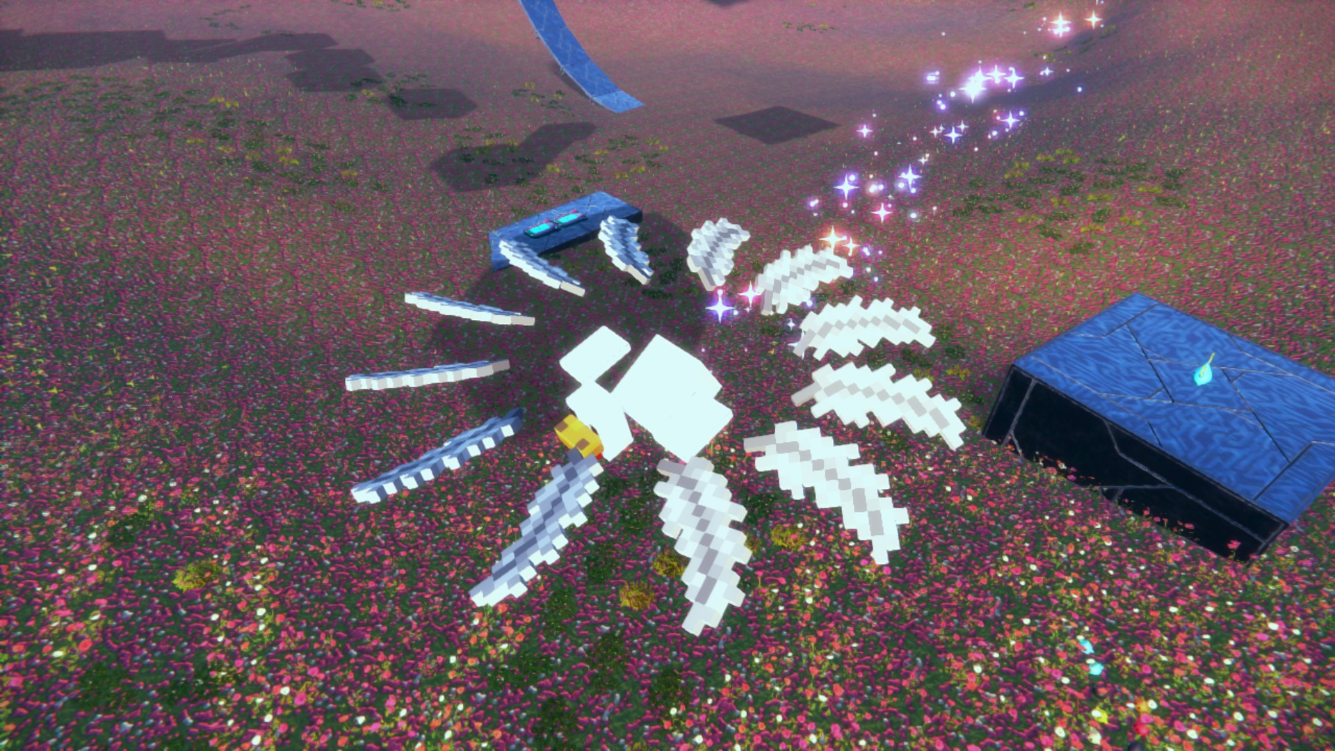 Minecraft Chicken over Amy Mod for Sonic Frontiers | Frontiers Mods