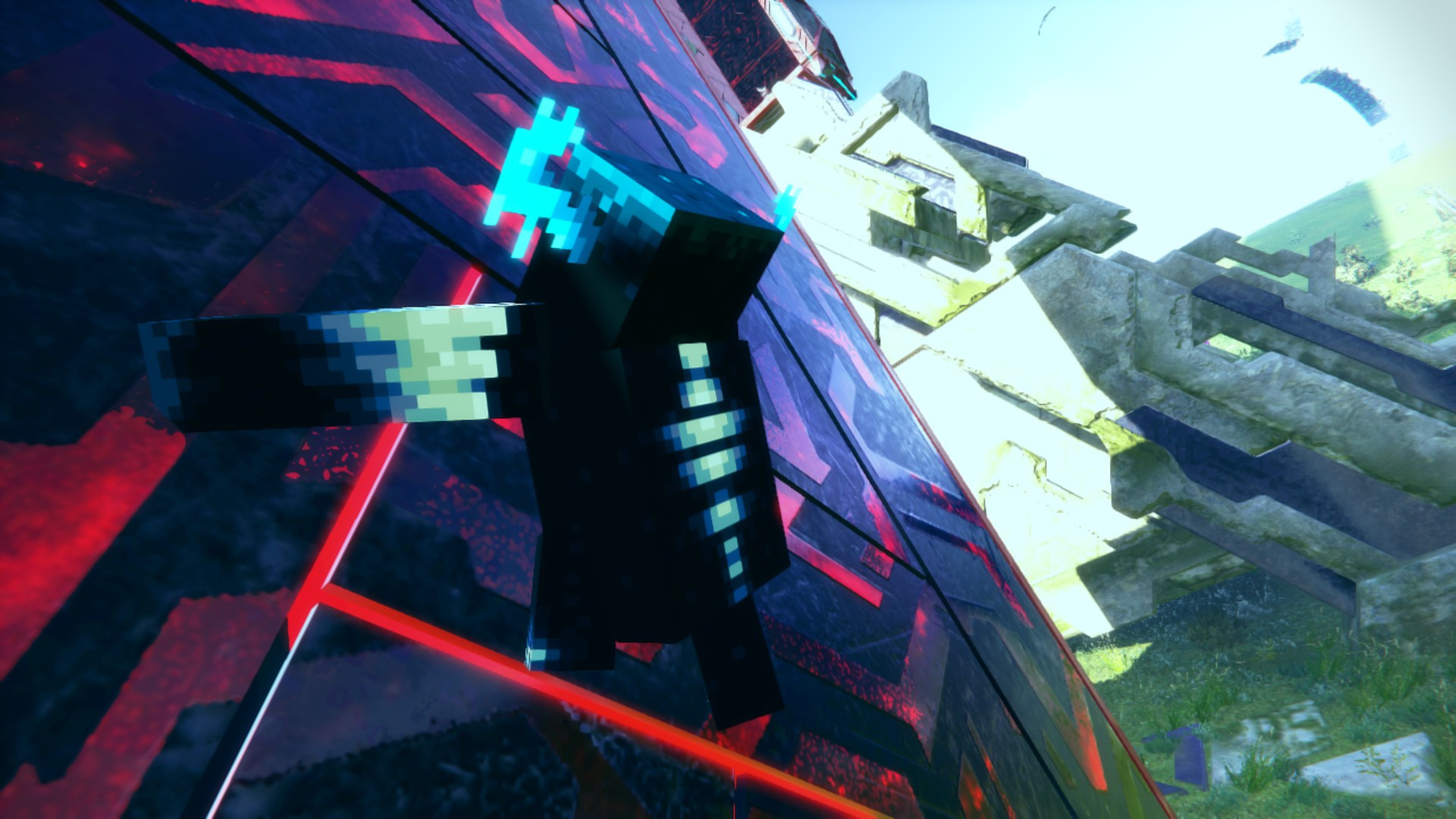 Minecraft Warden over Knuckles Mod for Sonic Frontiers | Frontiers Mods