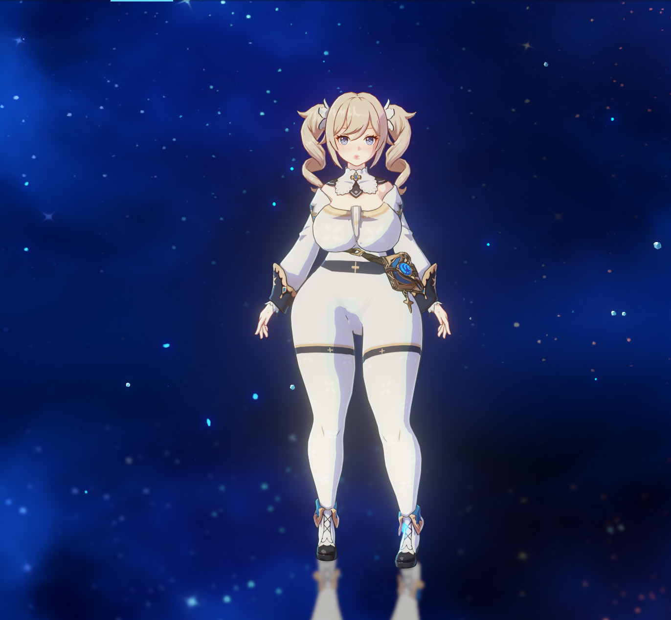 Thicc Barbara with Jiggle Mod for Genshin Impact | GI Mods