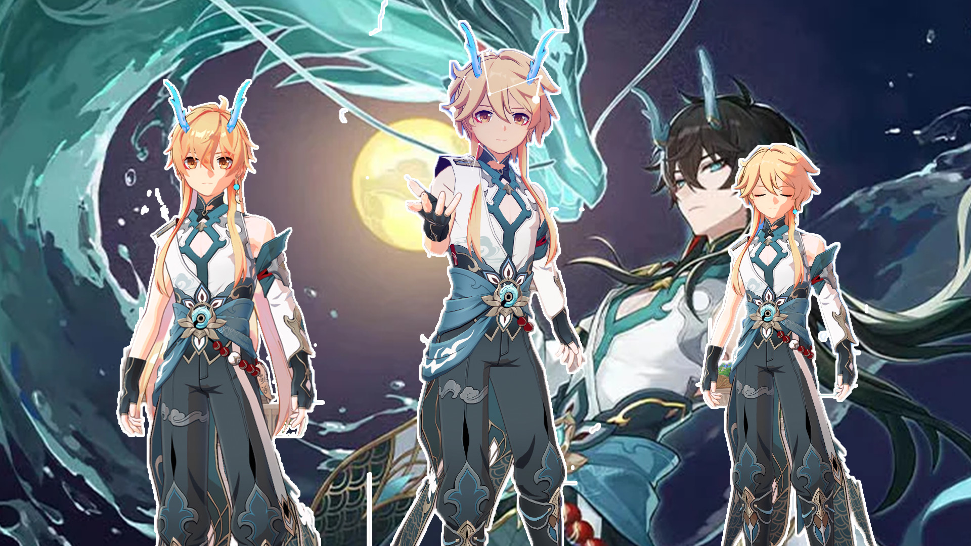 [Aether]Aether Lunae 4in1 Mod for Genshin Impact | GI Mods