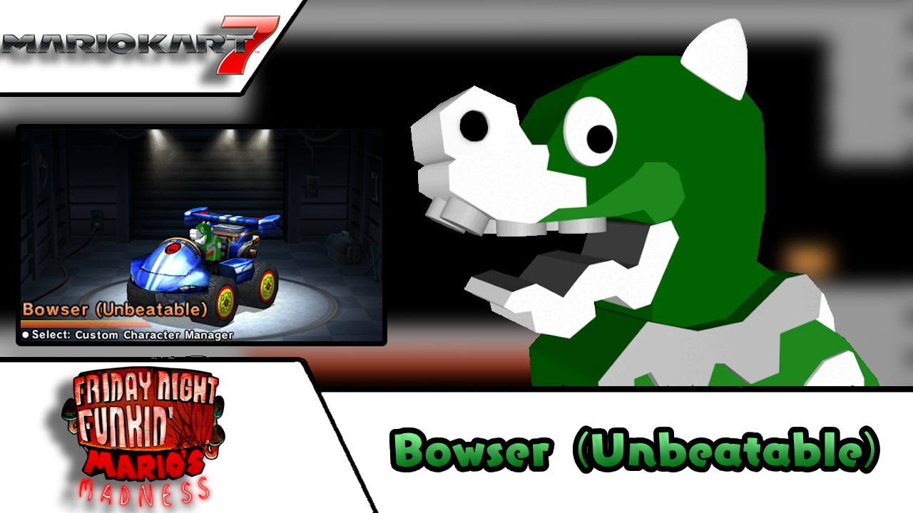 Bowser (We are Nintendo Commercial) Mod for Mario Kart 7 | MK7 Mods
