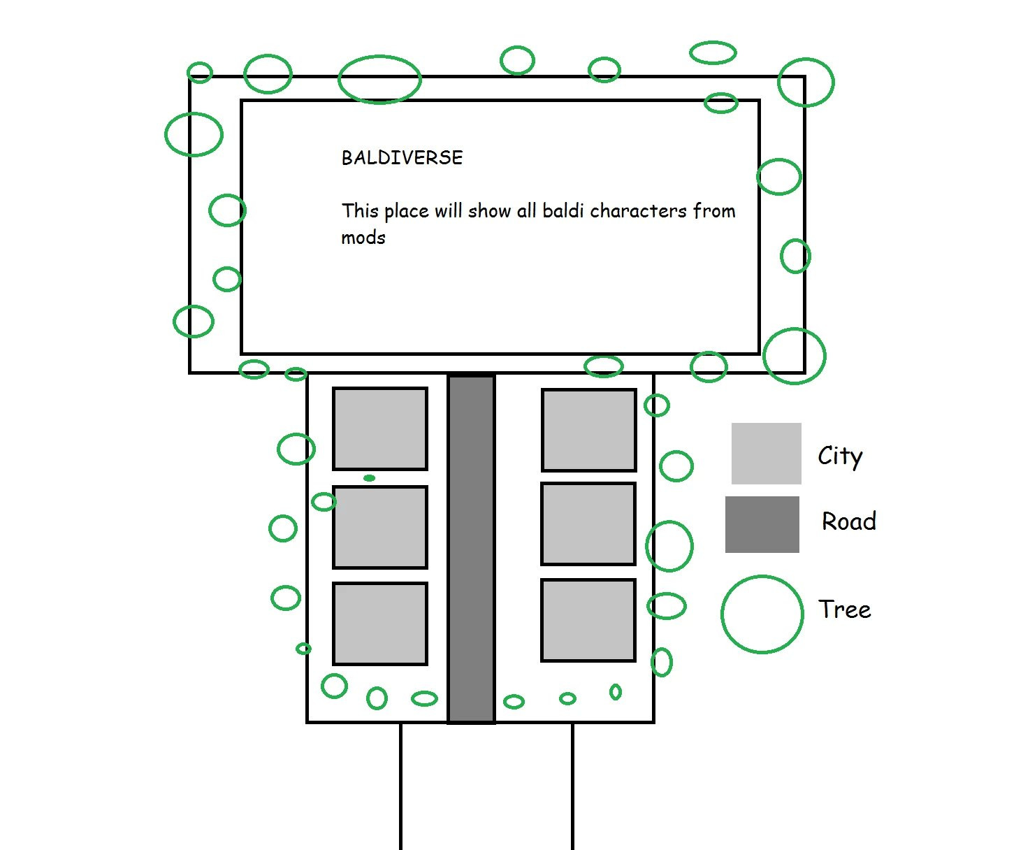 Baldi's Basics + City (Reupload) Mod for Baldi's Basics | Baldi Mods