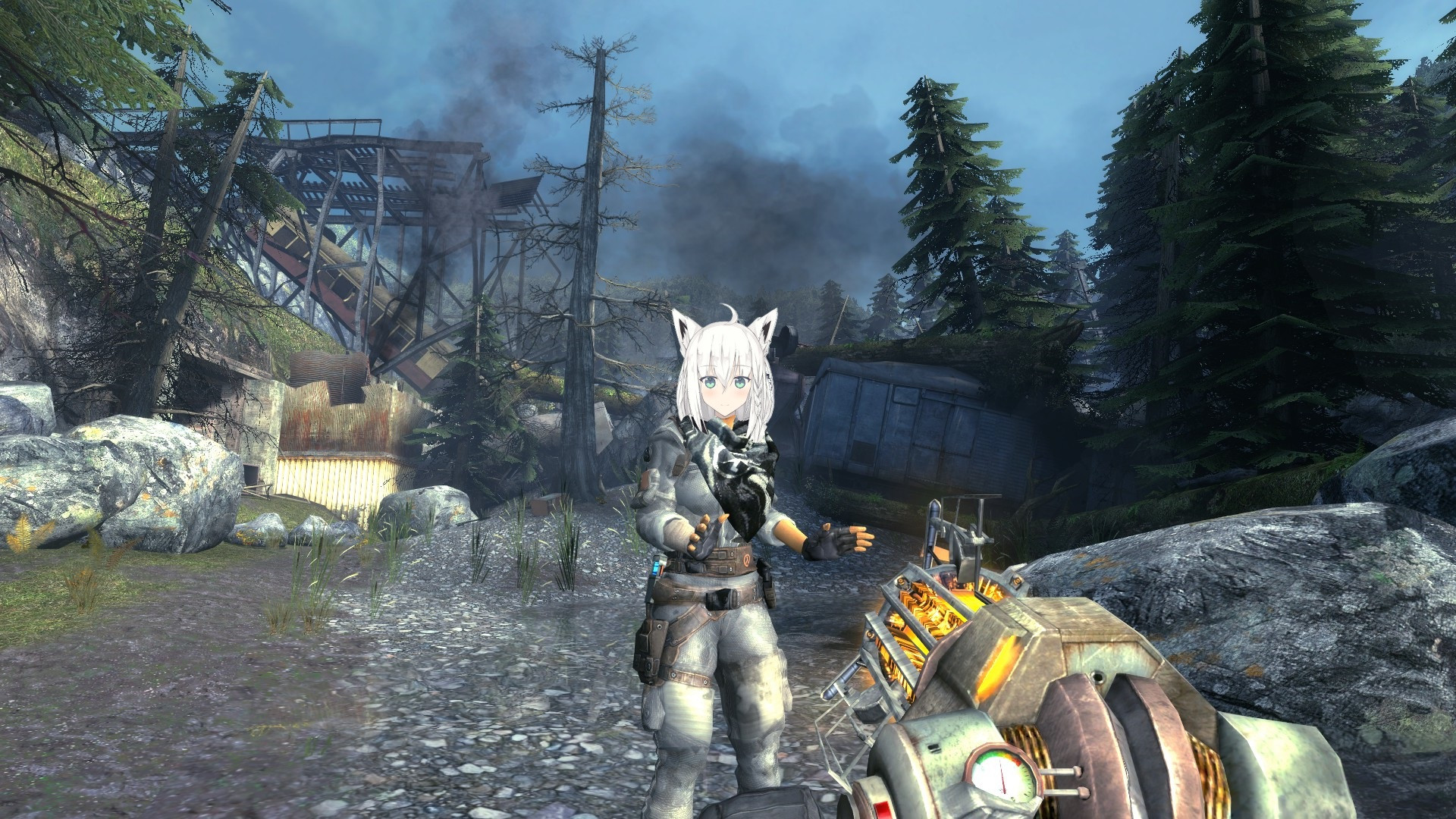 "OH SH*T A BRIDGE" Fubuki HL2 EP2 mod Mod for Half-Life 2 | HL2 Mods