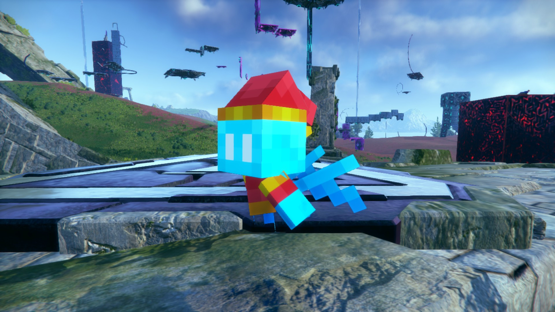 Minecraft Allay over Sonic Mod for Sonic Frontiers | Frontiers Mods