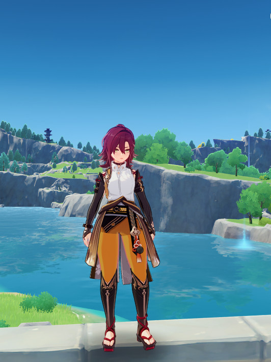 Female Heizou retexture Mod for Genshin Impact | GI Mods