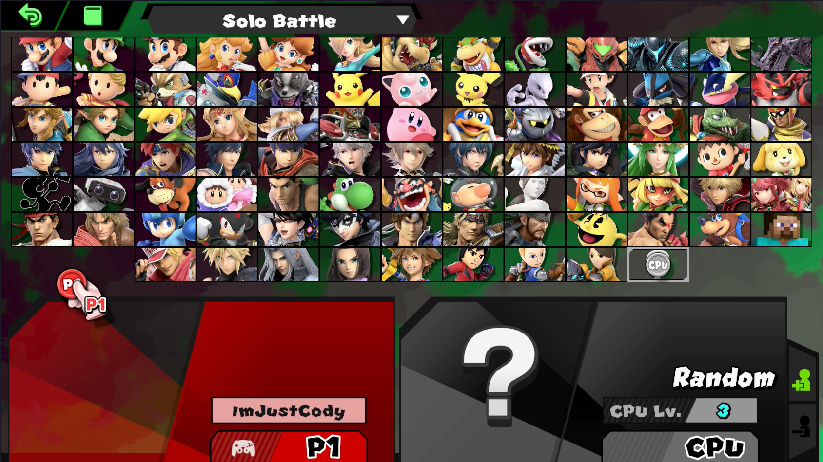 Sorted By Series CSS (My Own Take) Mod for Super Smash Bros. Ultimate ...