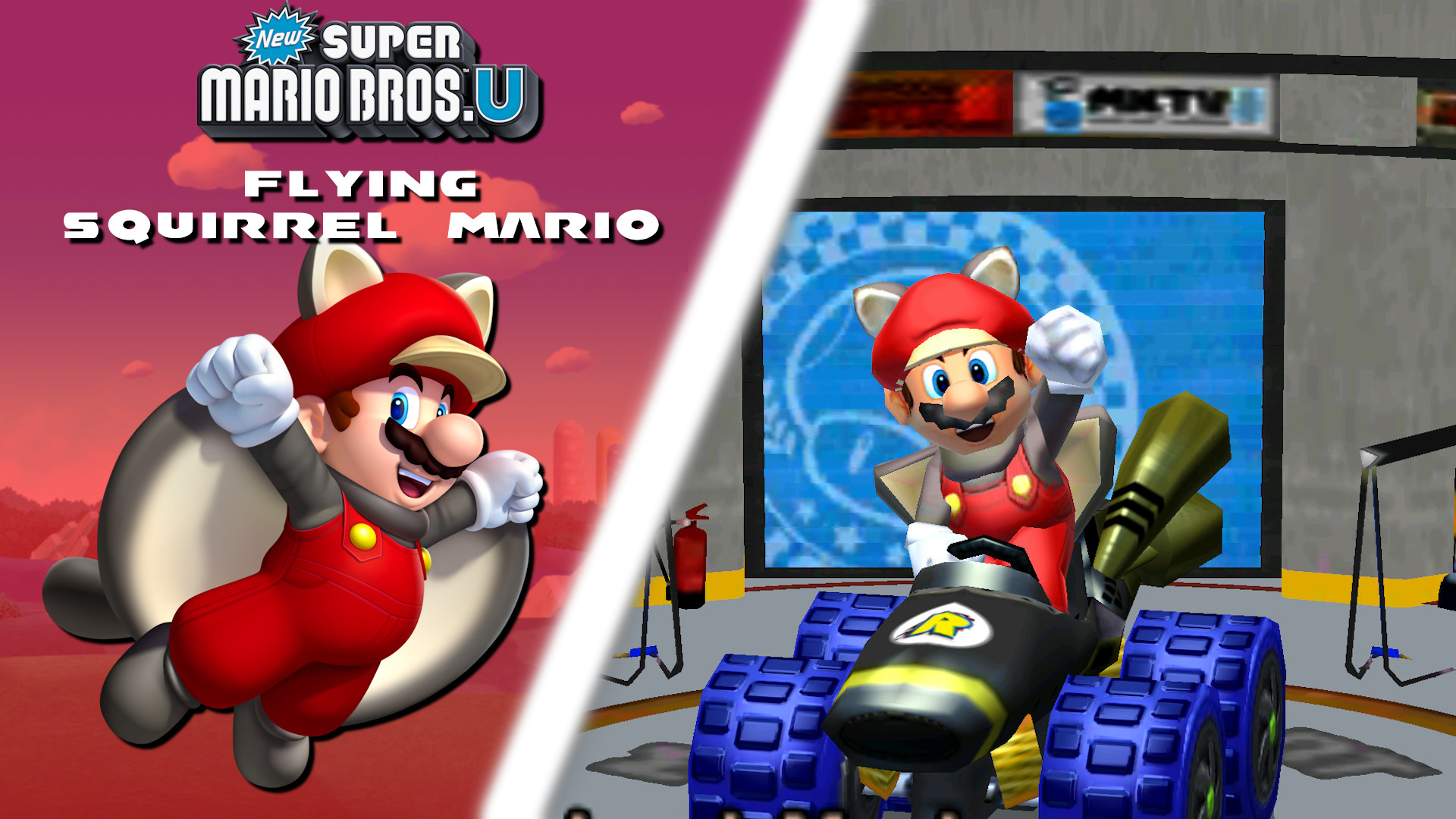 Flying Squirrel Mario Mod for Mario Kart 7 | MK7 Mods