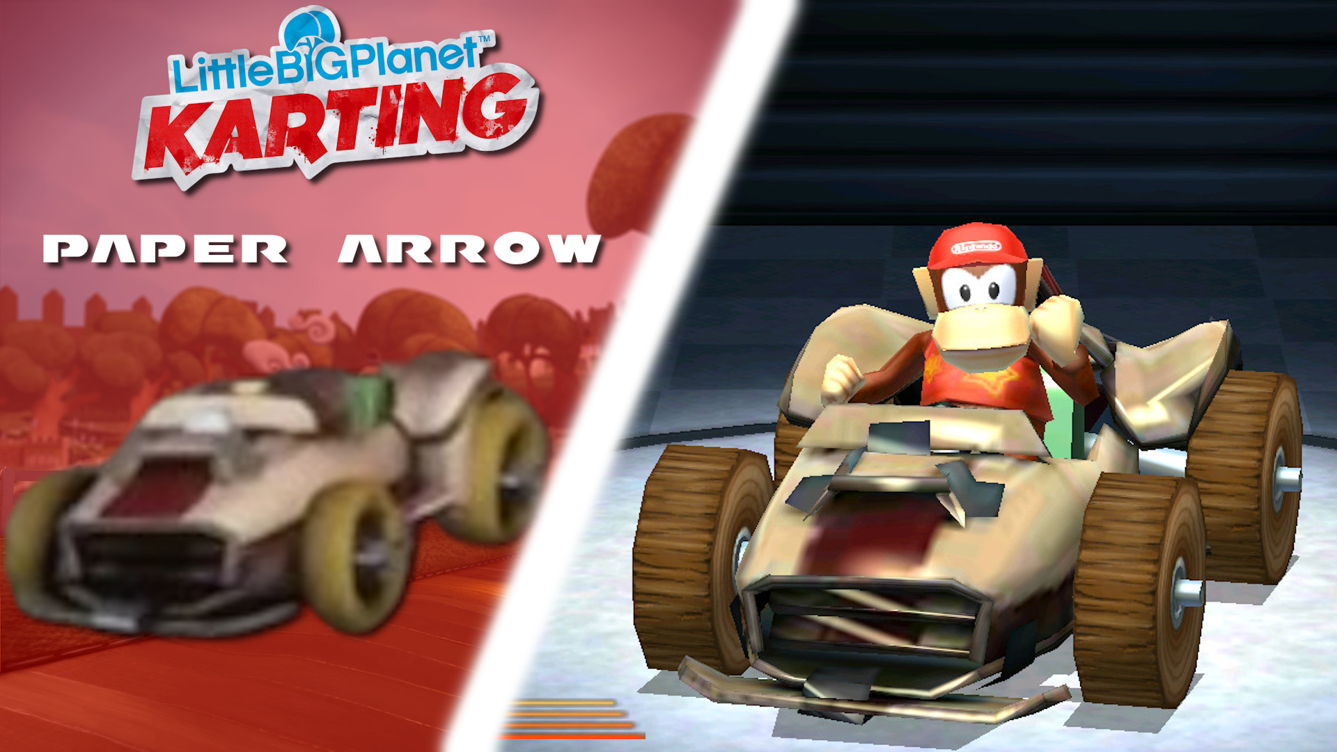 Paper Arrow (LittleBigPlanet Karting) Mod for Mario Kart 7 | MK7 Mods