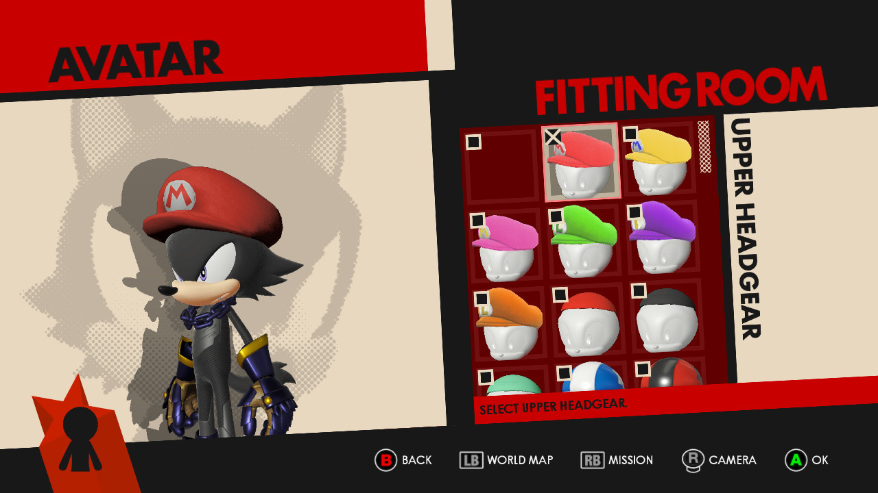 Mario Avatar Hats Mod for Sonic Forces | SFCS Mods
