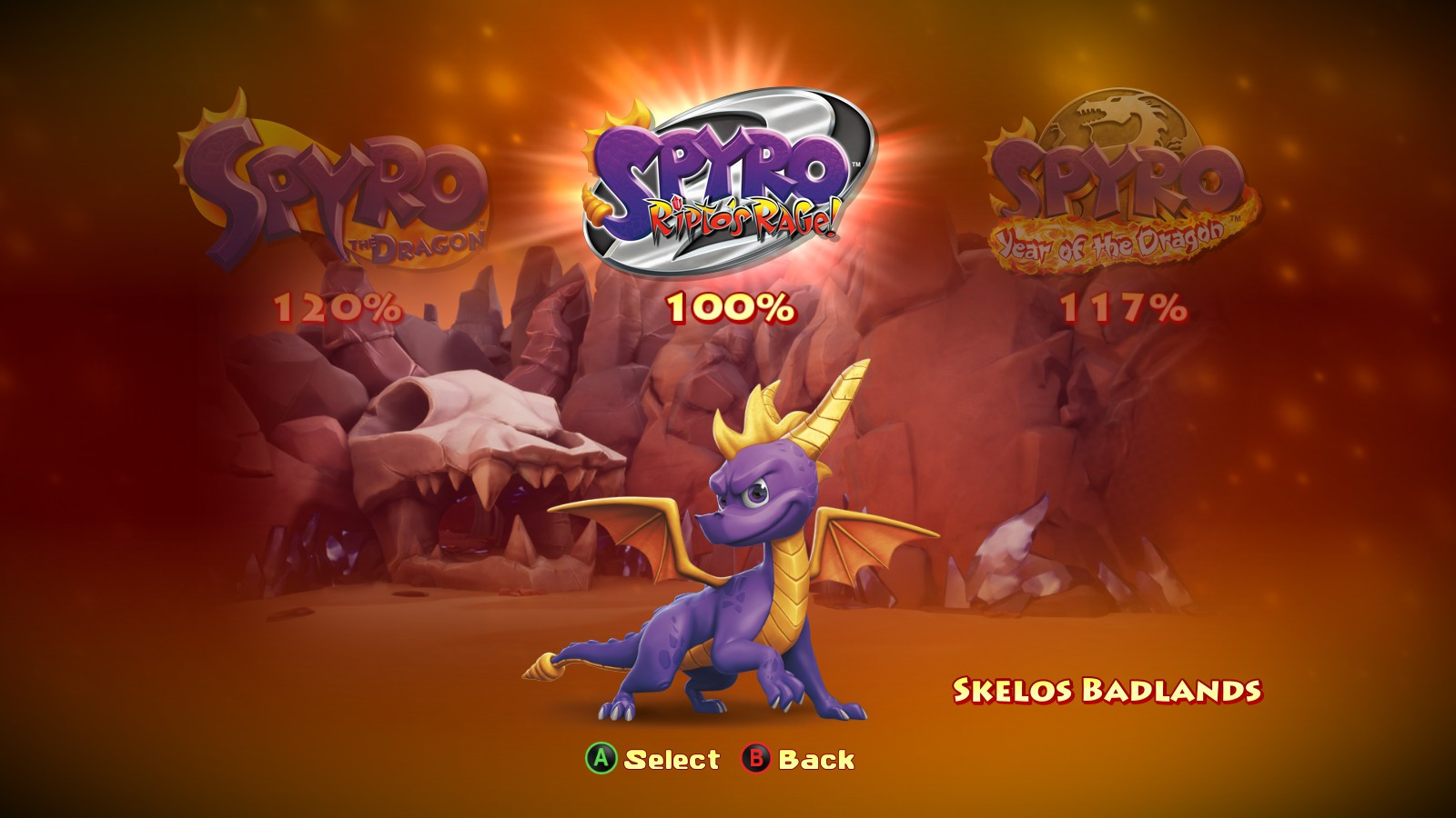 Classic Colors Main Menu/Pause Menu UI Mod for Spyro: Reignited Trilogy ...