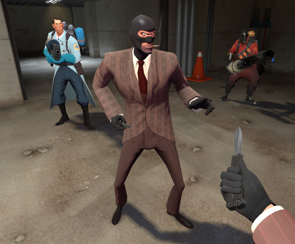 Weird Spy texture test i found on my ssd Mod for Team Fortress 2 | TF2 Mods