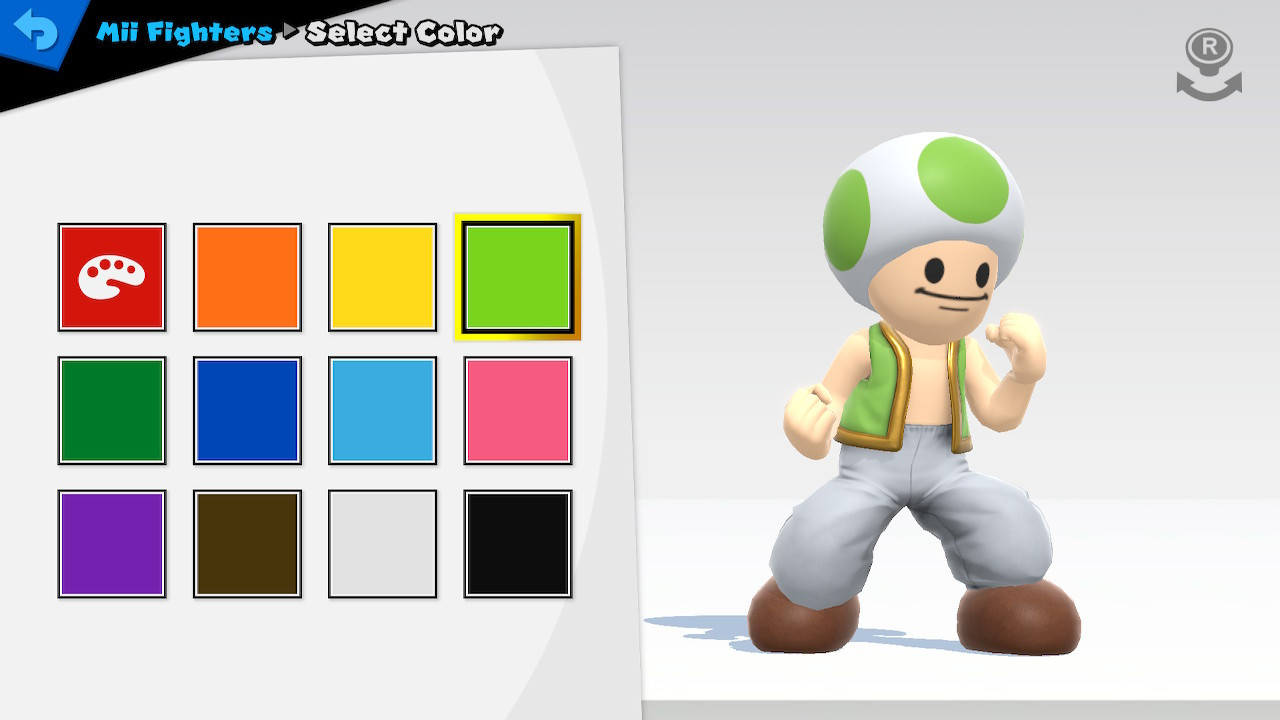Toad Hat Recolors (Request) Mod for Super Smash Bros. Ultimate | SSBU Mods